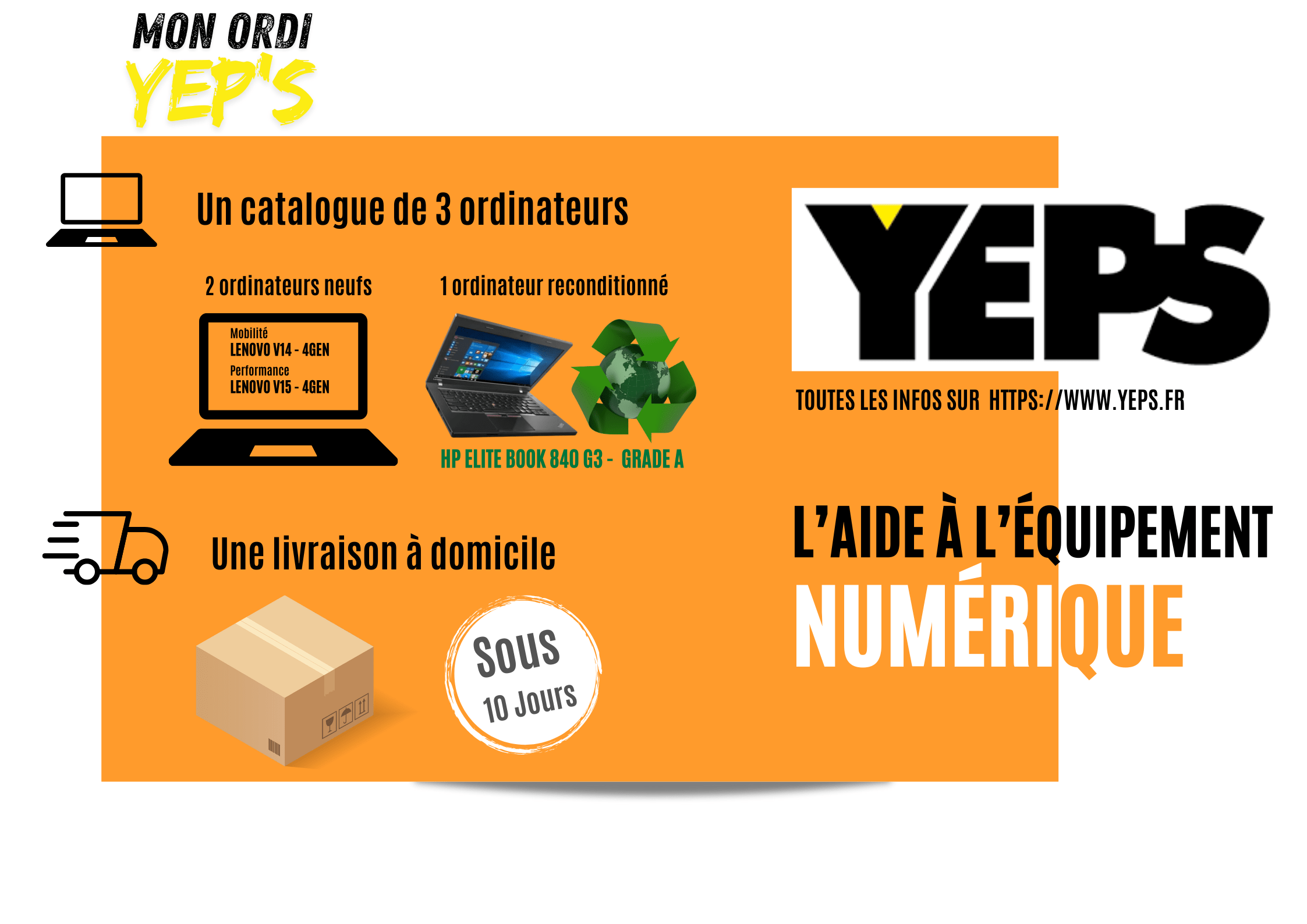 Une aide pour financer l’acquisition de ton ordinateur portable ! - YEPS